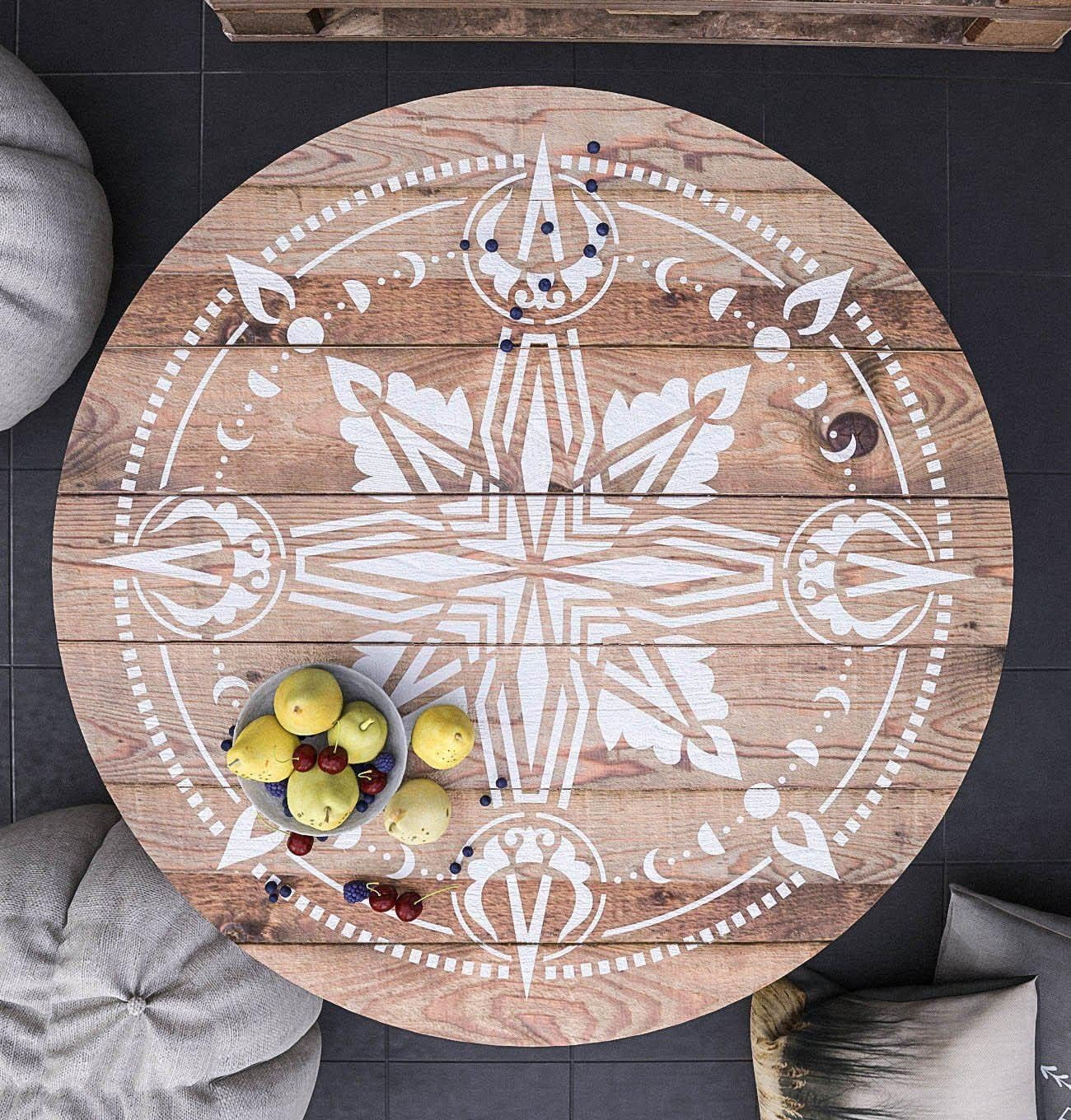 Bohemian - Stencil - Large Reusable Mandala Stencil - Walmart.com