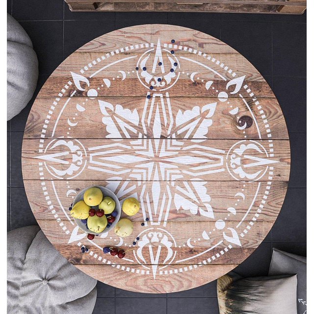 Bohemian - Stencil - Large Reusable Mandala Stencil - Walmart.com