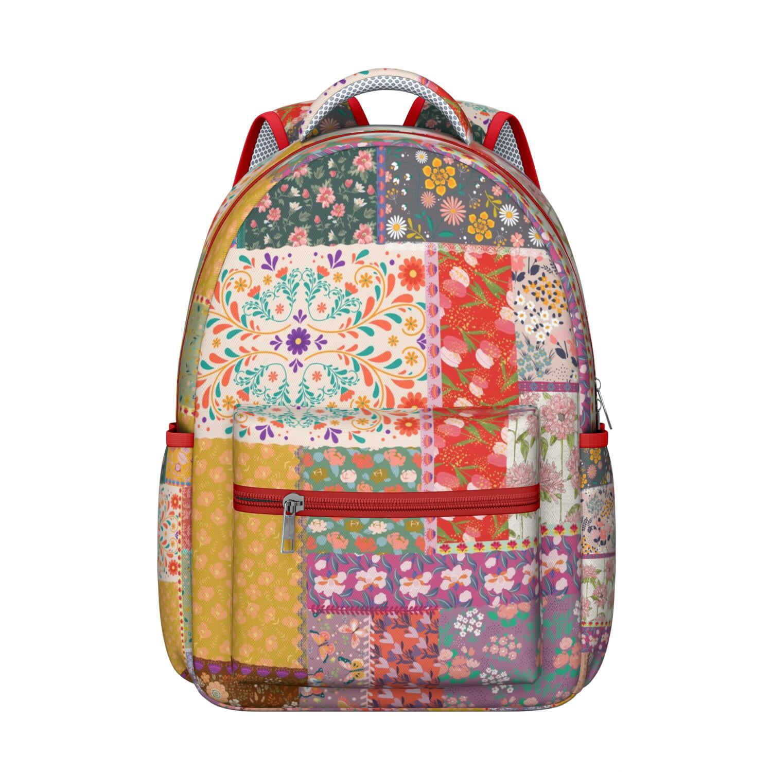 Bohemian Style Abstract Geometric School Backpack, Waterproof and ...