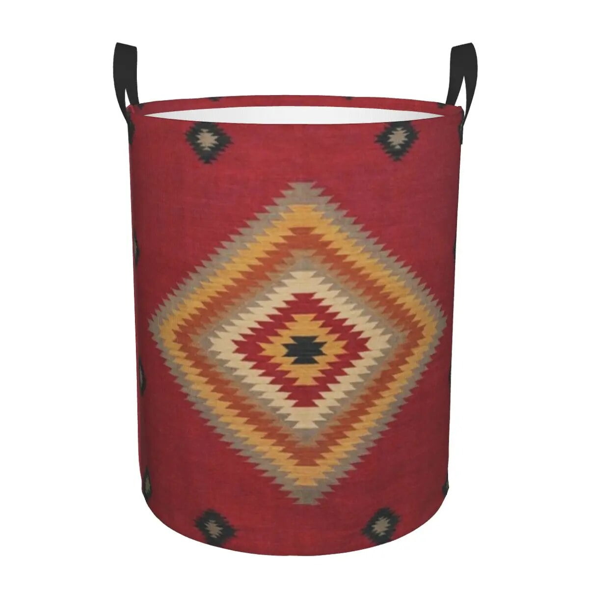 Bohemian Style Artwork Laundry Hamper Large Clothes Storage Basket ...