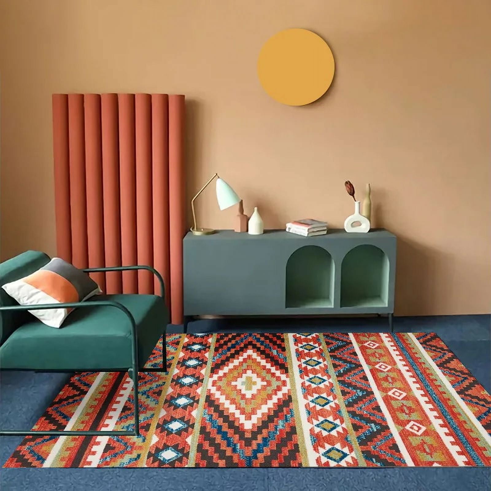 Bohemian Style Carpets for Living Rooms Soft Fluffy Large Bedroom Rug ...