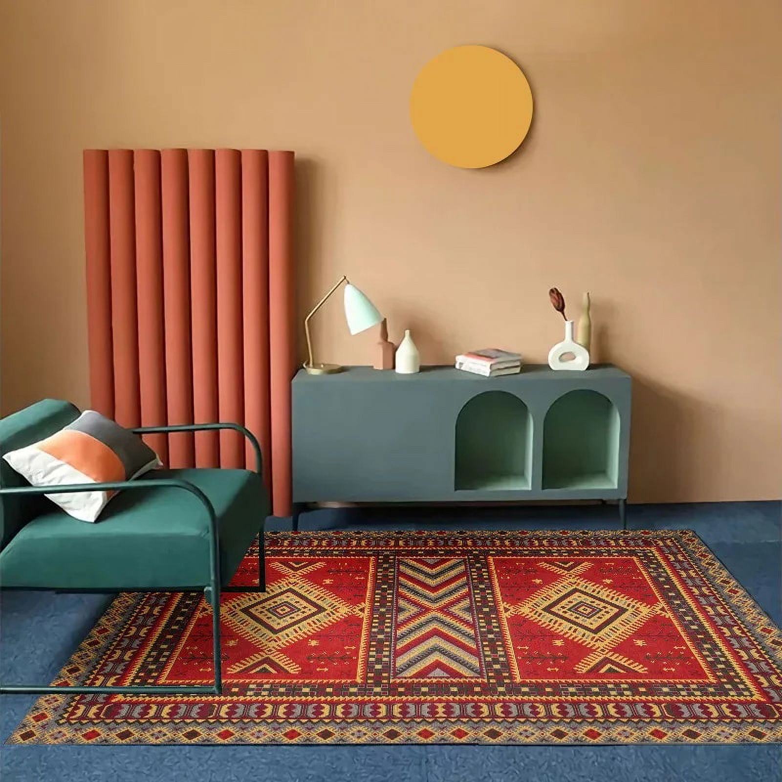 Bohemian Style Carpets for Living Rooms Soft Fluffy Large Bedroom Rug ...