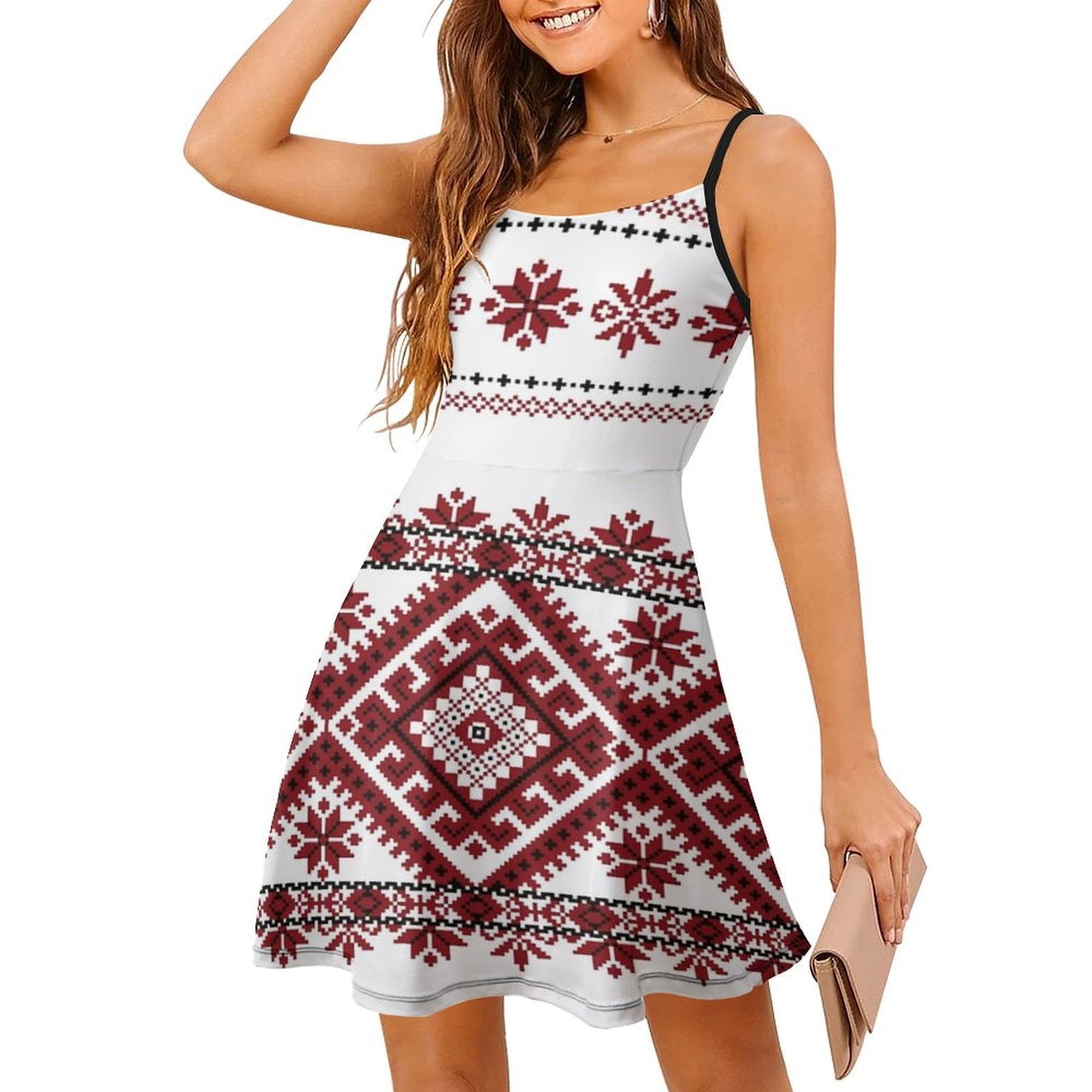 Bohemian Style Embroidery Slip Dress Dresses For Woman Fairy Dress ...