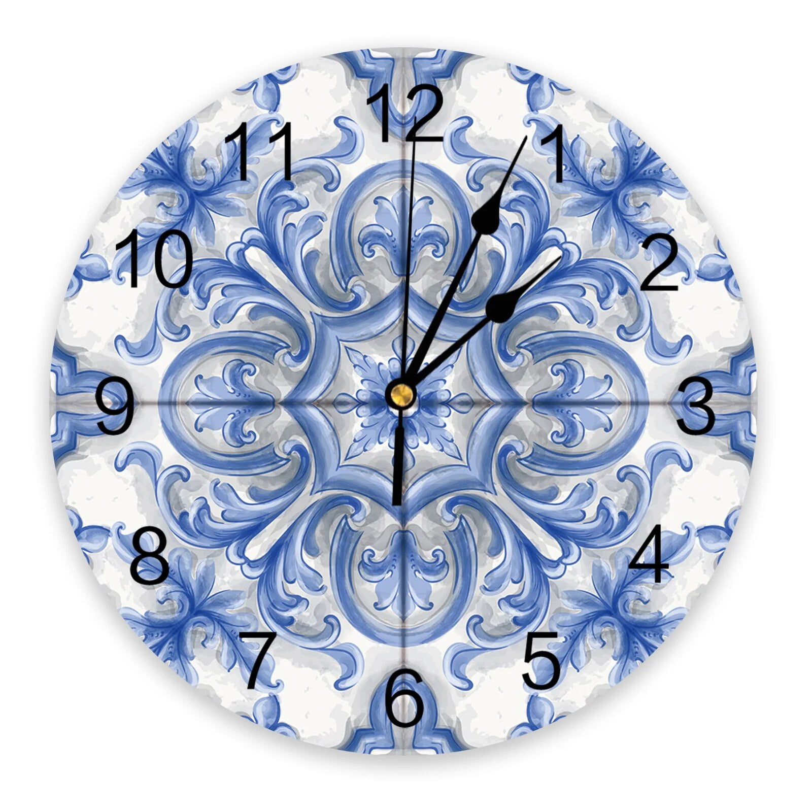 Bohemian Style Ethnic Retro Clocks Wall Home Decor Modern Kitchen Room ...