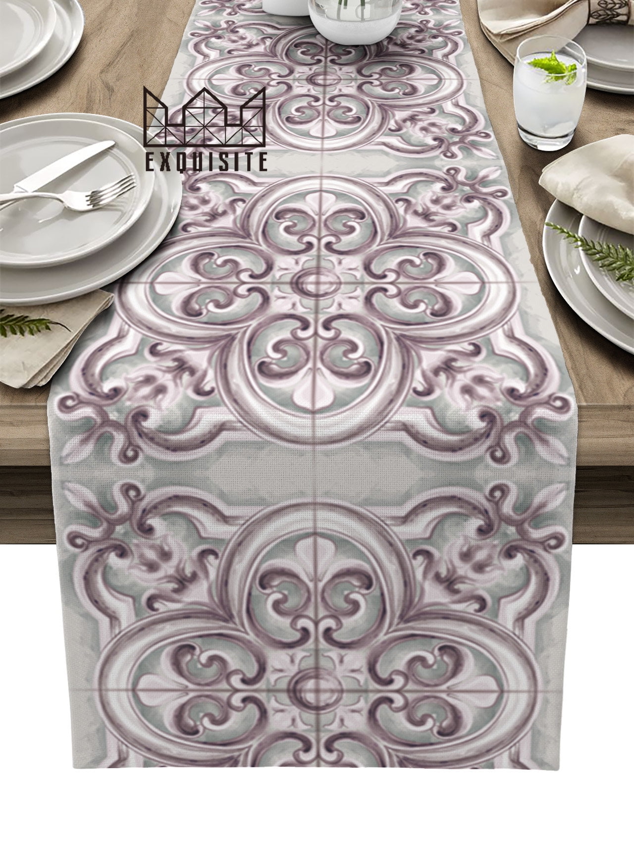 Bohemian Style Ethnic Retro Table Runner ration Home r Dinner Table ...