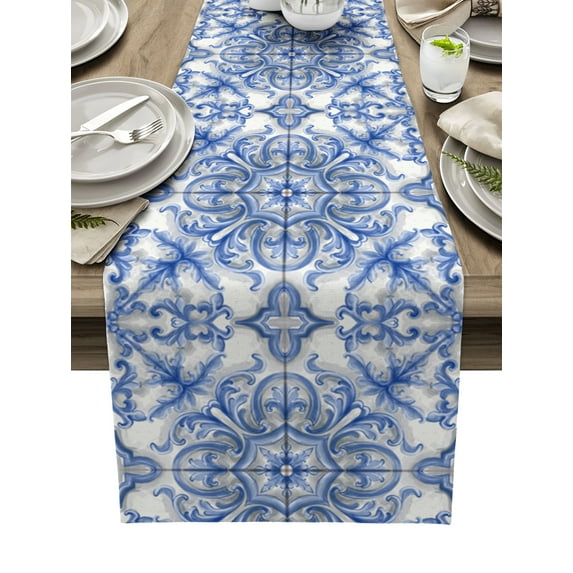 Bohemian Style Ethnic Retro Table Runners Kitchen Table ration Dining ...