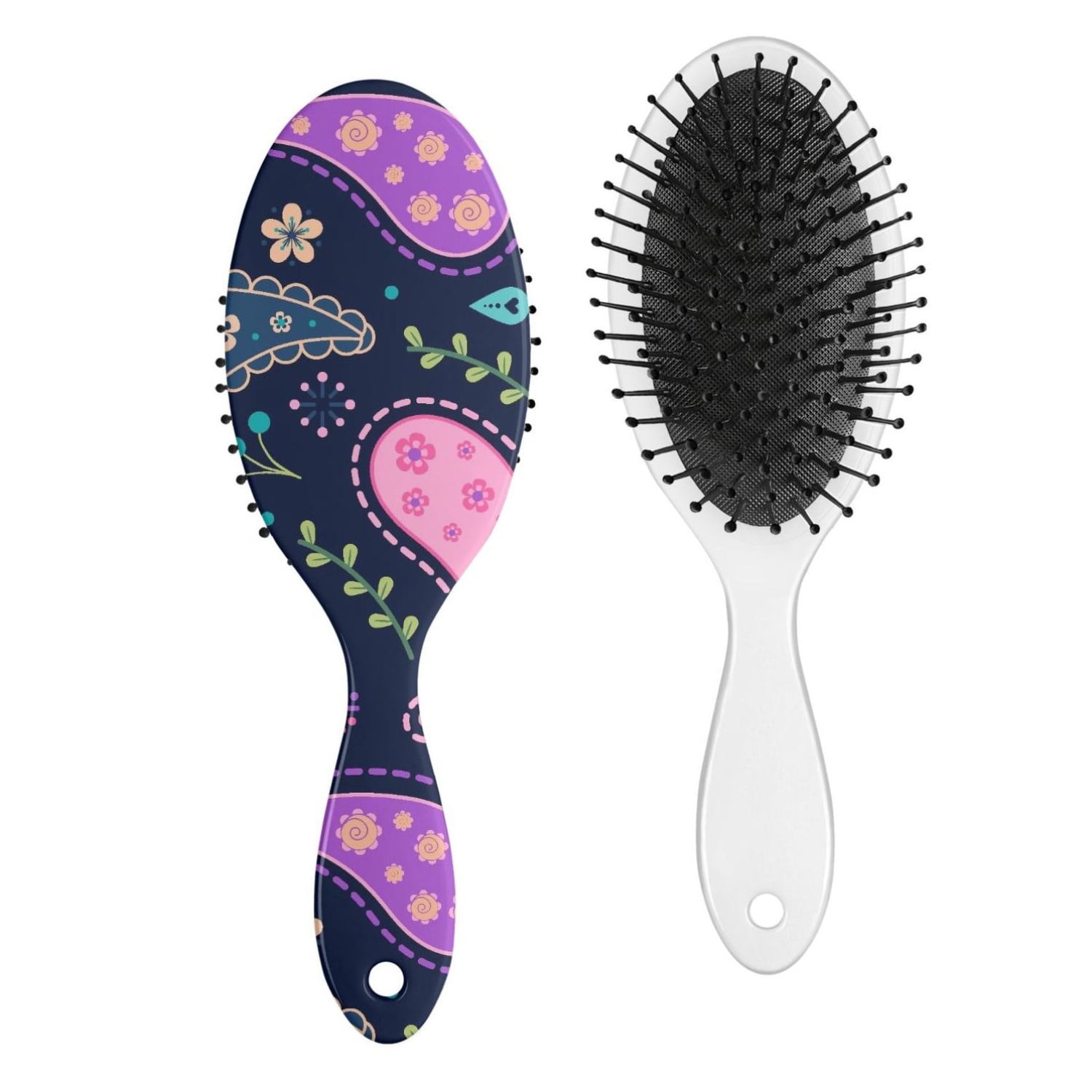 Bohemian Style Hair Brush - Nordic Style Paddle Detangler with Tribal ...