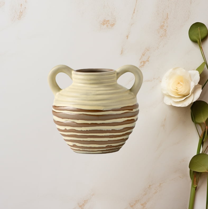 Bohemian Style Hand Painted Vase with Ears - Walmart.com