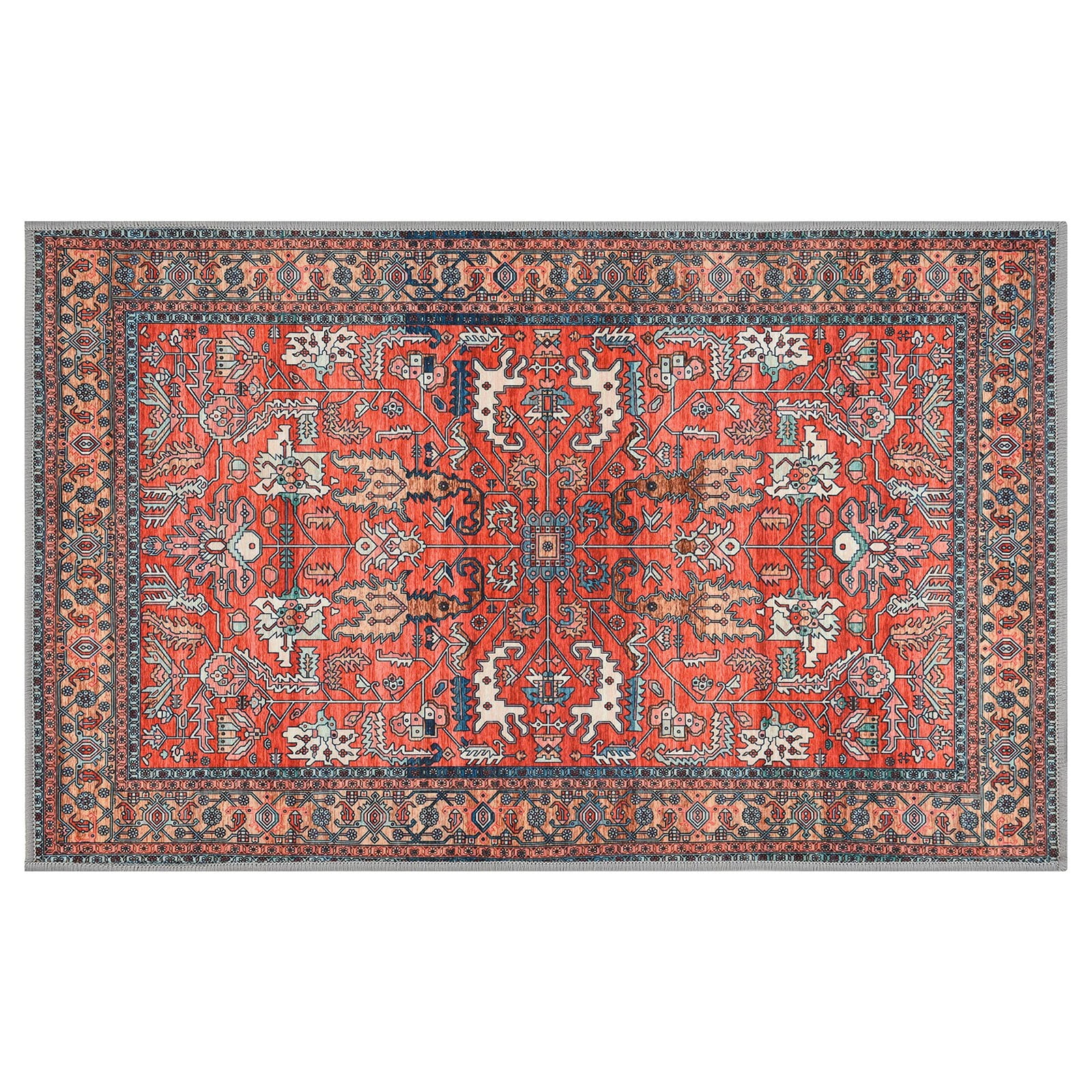 Bohemian Style Indoor Rug Carpet Mat Entryway Anti-slip Easy Clean Low ...