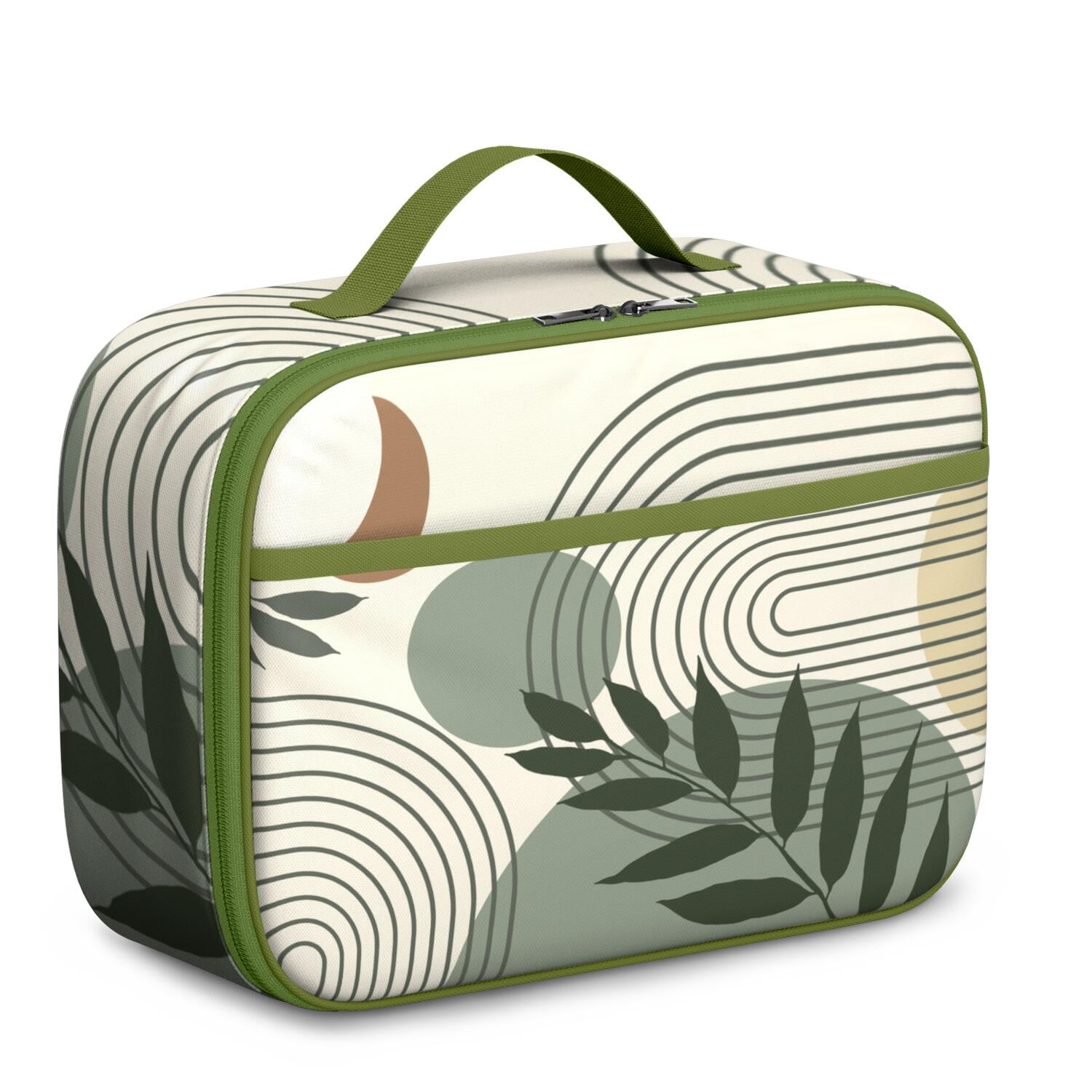 Bohemian Style Insulated Lunch Box, Reusable Thermal Lunch Bag with ...