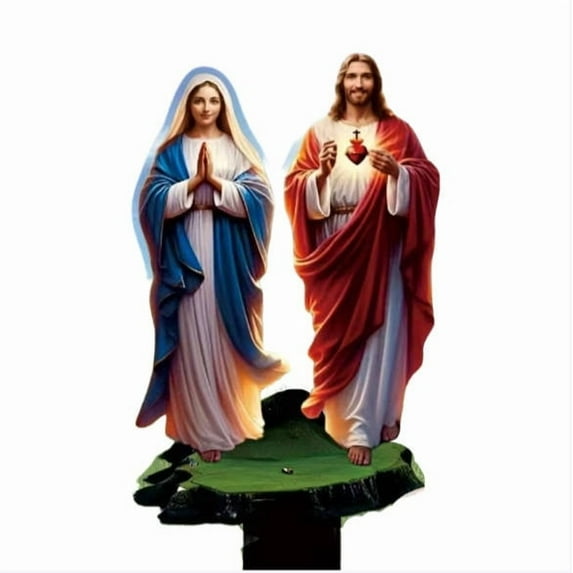 Bohemian Style Madonna Garden Acrylic Outdoor Floor Decoration Weather ...