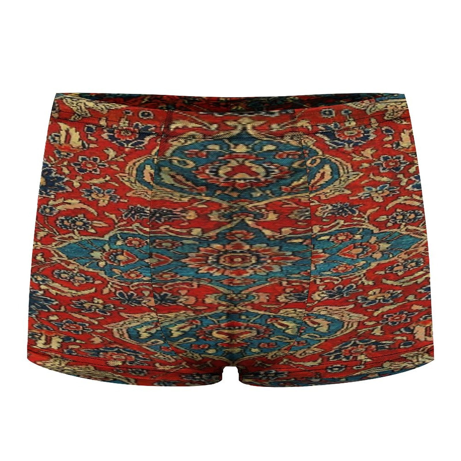 Bohemian Style Men's Mesh Boxer Briefs Cooling Breathable Sports ...