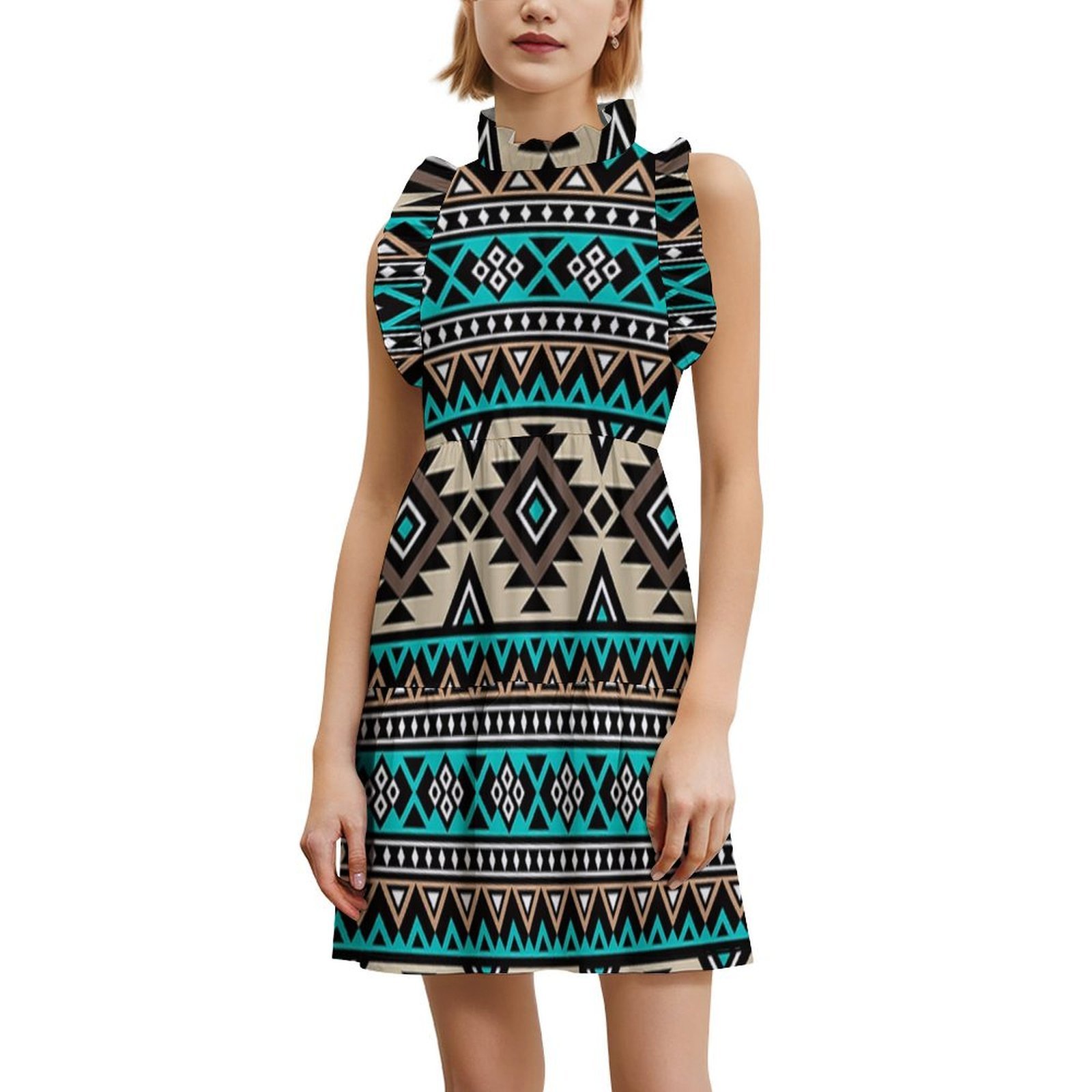 Bohemian Style Pattern Ethnic Minority Characteristics Women's Fashion ...