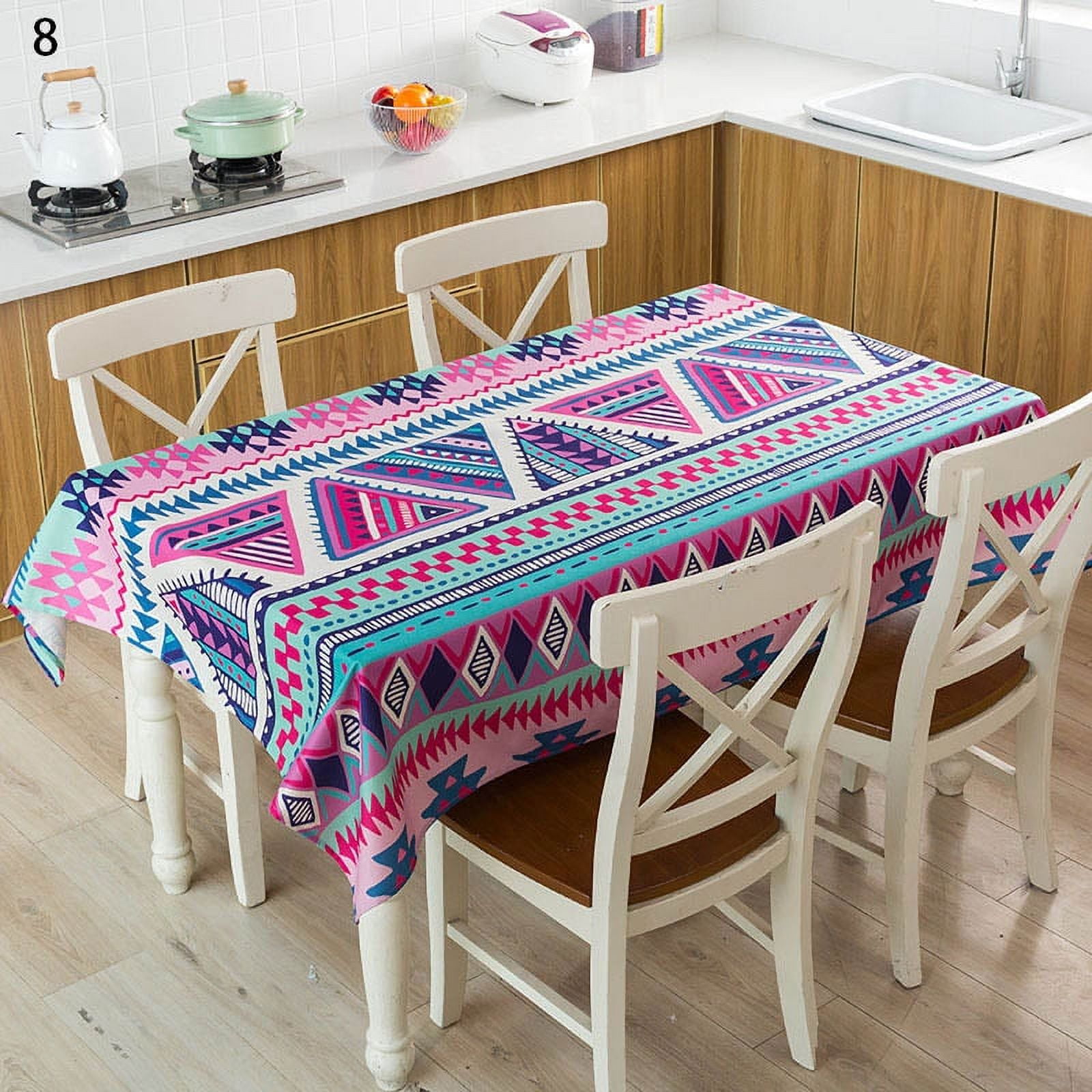 Bohemian Style Printed rative Tablecloth Rectangular Wedding Banquet ...