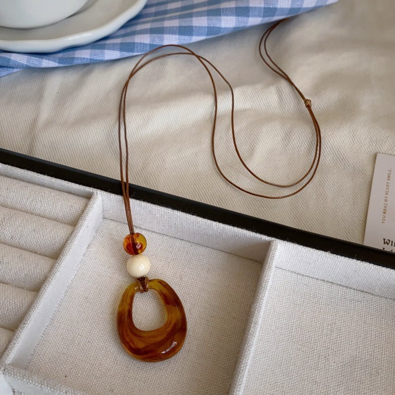 Bohemian Style Retro Ceramic Necklace for Women New Chinese Style ...