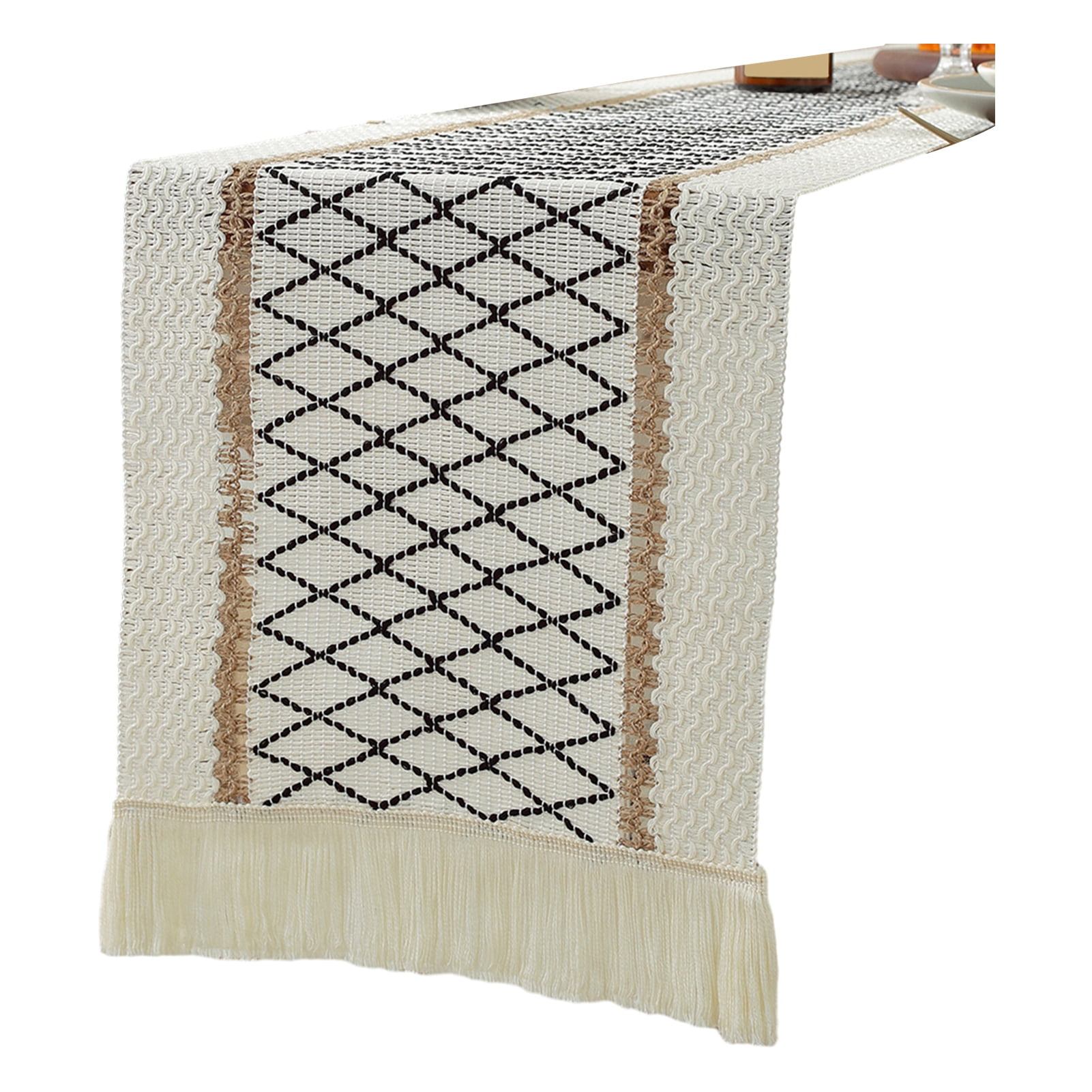 Bohemian Style Table Runner Boho Style Patchwork Color Table Runner ...