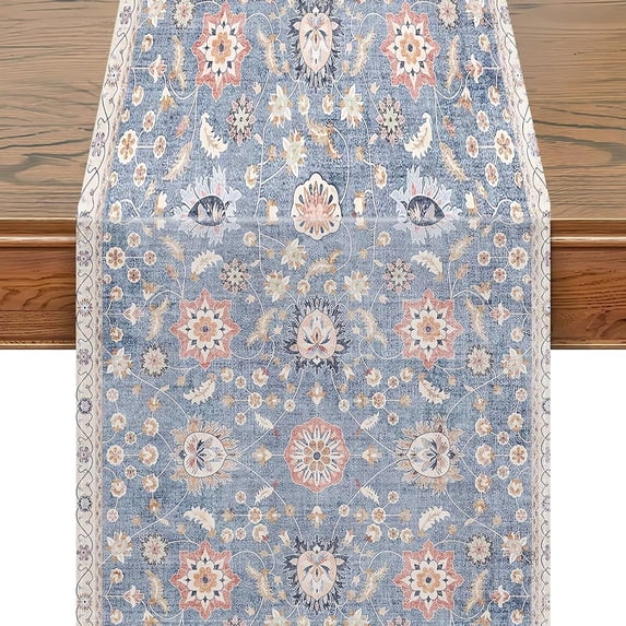 Bohemian Style Tablecloth Rustic Elegant Farm Style Table Center Linen ...