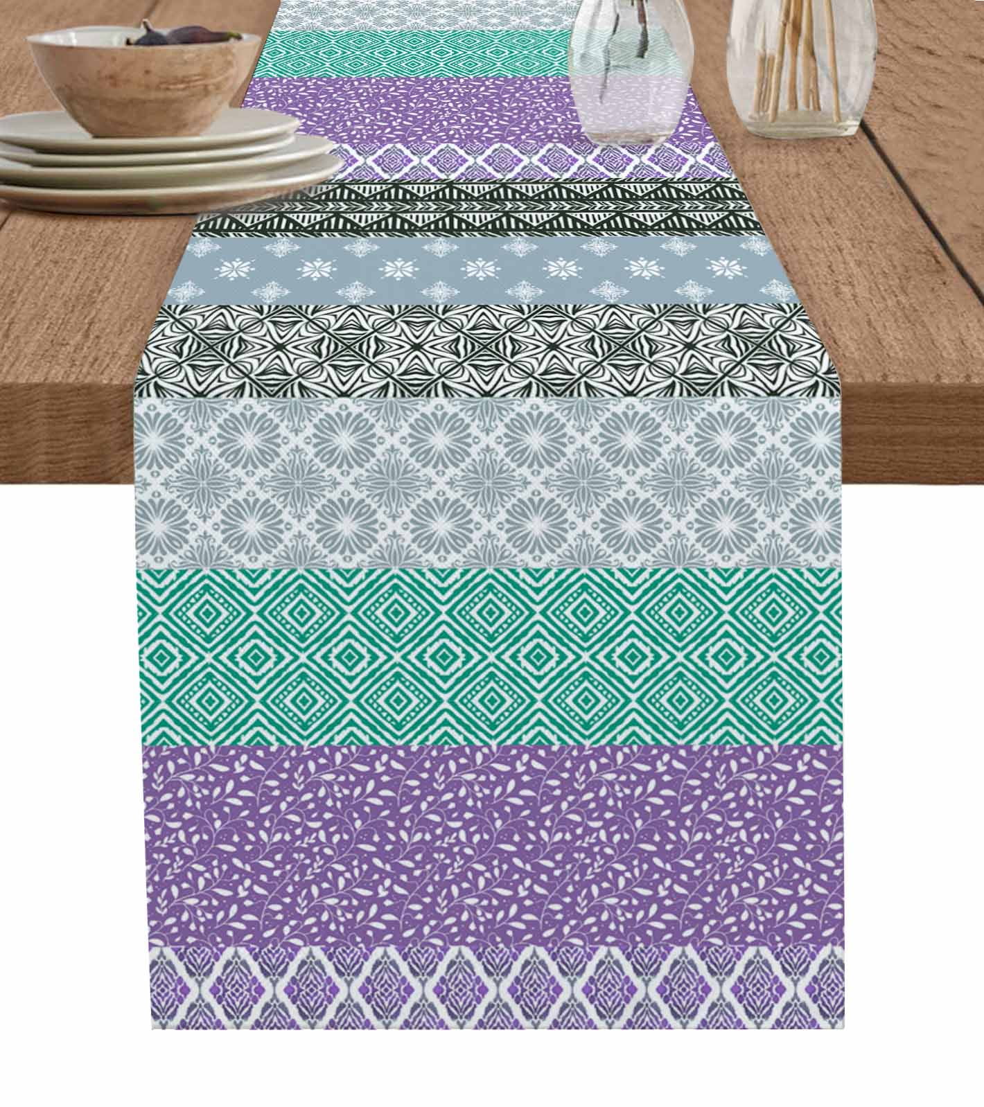 Bohemian Style Tribal Art Table Runner Wedding r Table Runner Holiday ...