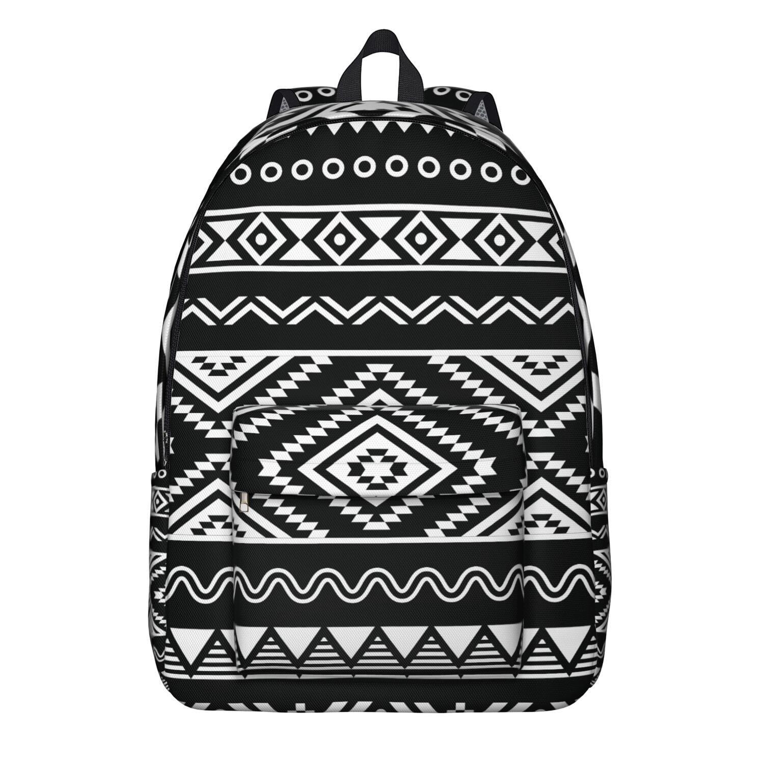 Bohemian Style Unisex Rucksack: Chic Boho Backpack with Front Pocket ...