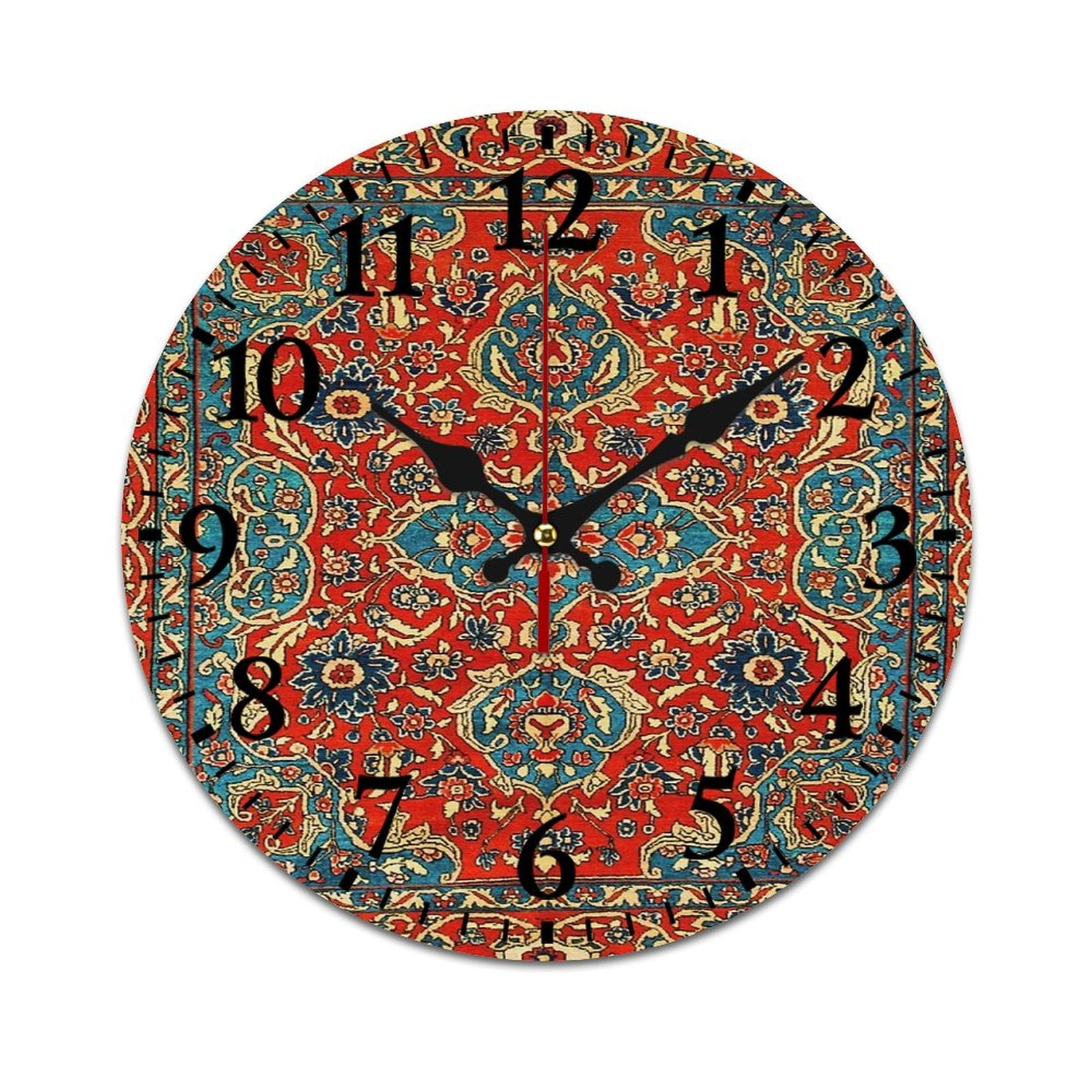 Bohemian Style Wall Clock Modern Design Clocks Wall Hanging Home Office ...
