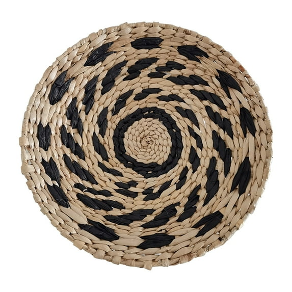 Bohemian Style Wall Decoration, Handwoven Straw Wall Hanging, Rustic ...