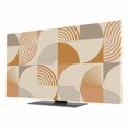 Bohemian TV Dust Cover 65 Inch, Morandi Color Simple Style Abstract ...