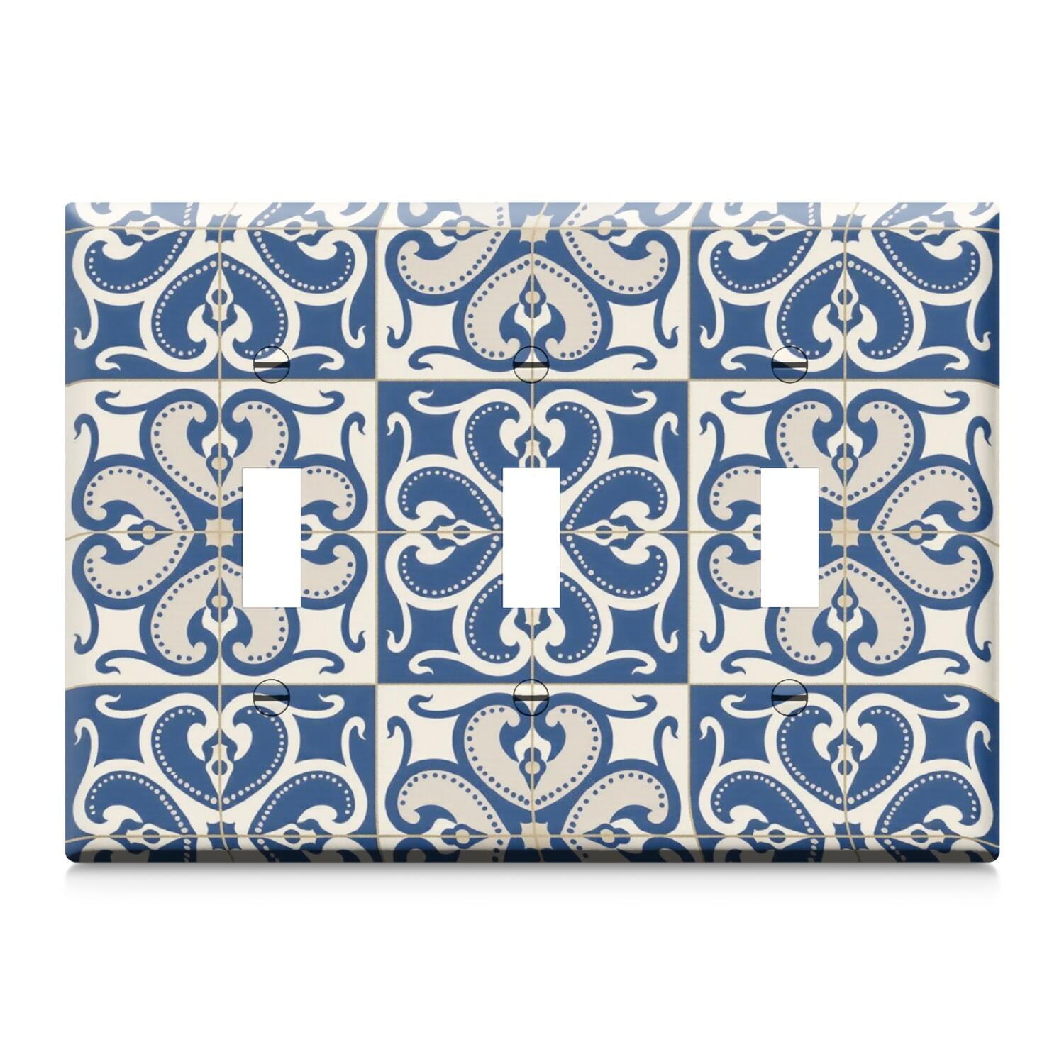 Bohemian Tribal 3 Toggle Switch Cover Cute Retro Rustic Decorative 3 ...