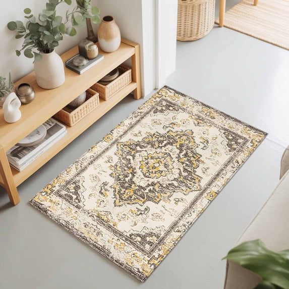 Bohemian Tribal Abstract Texture Rectangle Area Rug 2x3ft,Living Room ...