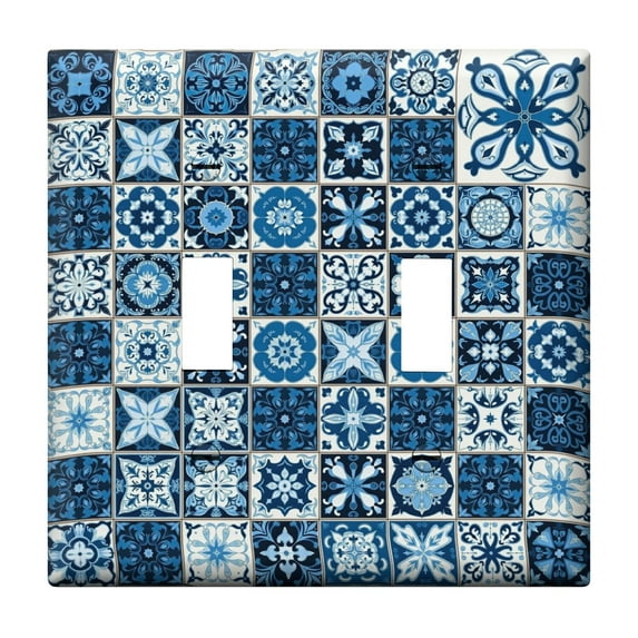 Bohemian Tribal Double Toggle Light Switch Cover Cute Retro Rustic ...