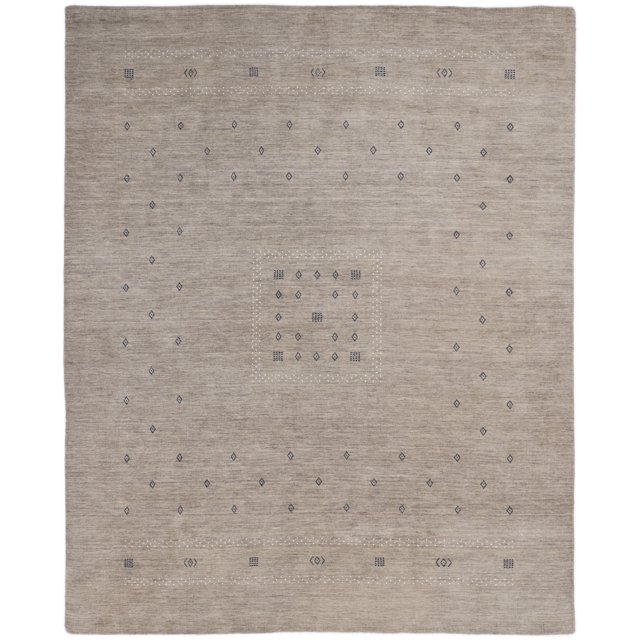 Bohemian Tribal Handmade Wool/Cotton Taupe Area Rug - Walmart.com