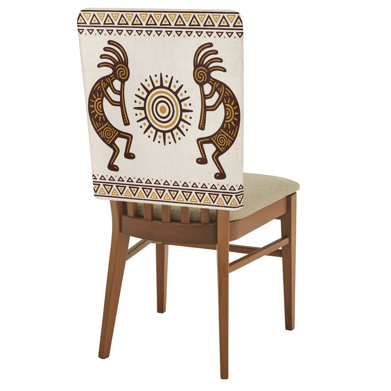 Bohemian Tribal Sunburst Chair Back Covers Set of 6 Boho Mysterious ...