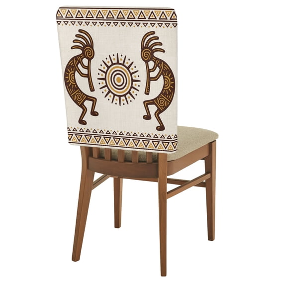 Bohemian Tribal Sunburst Chair Back Covers Set of 6 Boho Mysterious ...