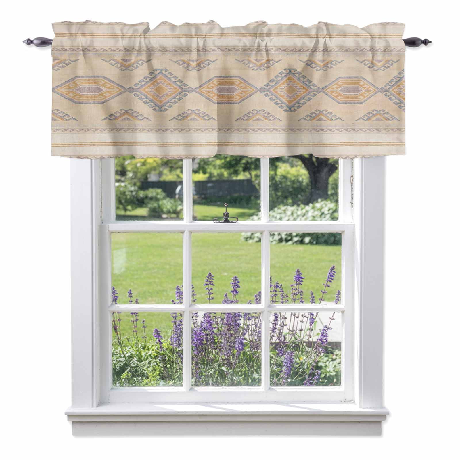 Bohemian Valances for Windows Traditional Ethic Pattern Colorful ...