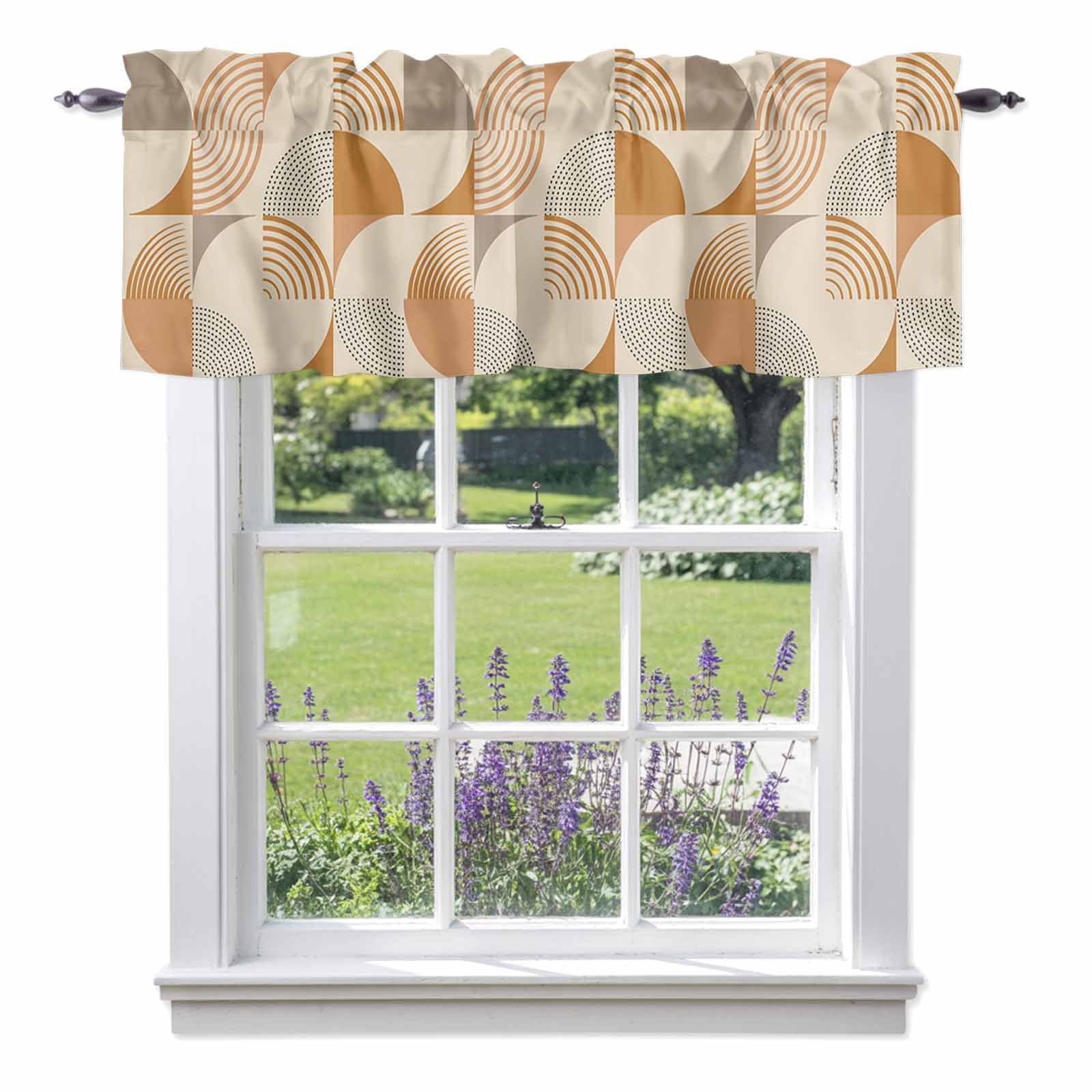 Bohemian Valances for Windows, Morandi Color Valance Window Treatment ...