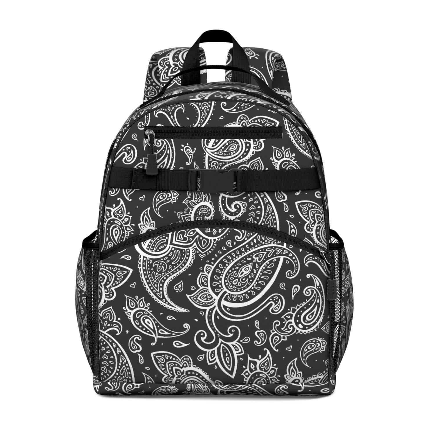 Bohemian Vintage Ethnic School Backpack Spacious Adjustable Shoulder ...
