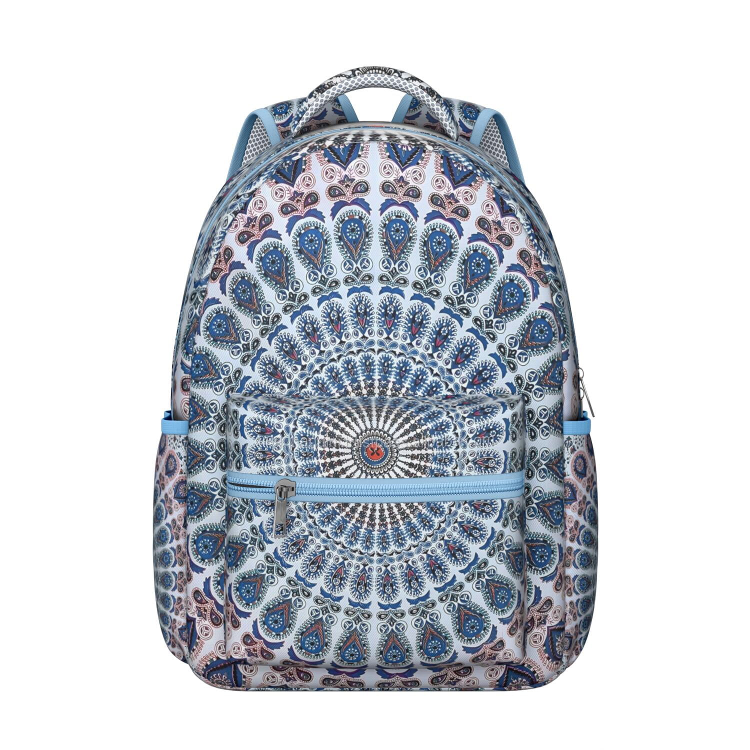 Bohemian Vintage Floral School Backpack for Student and Student ...