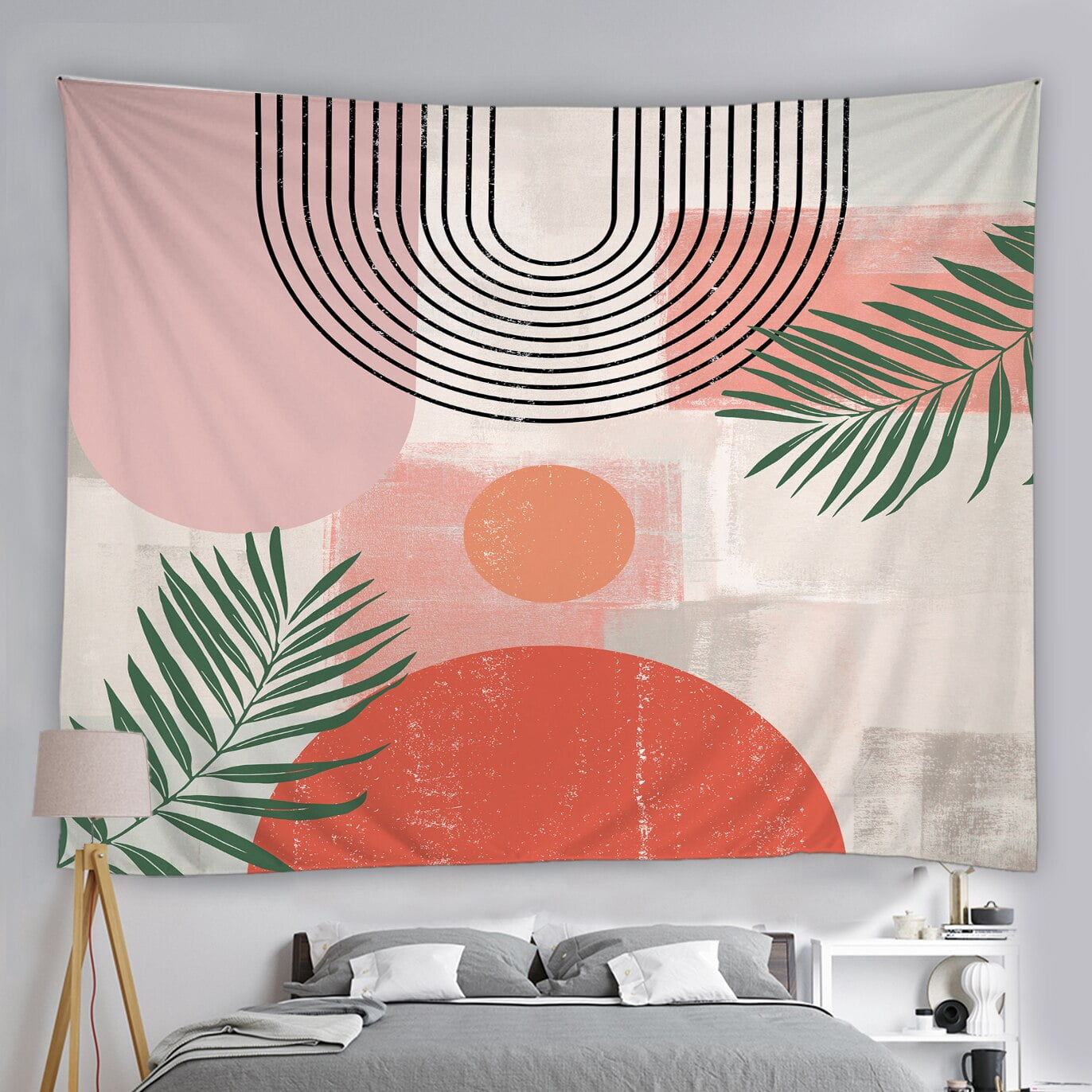 Bohemian Wall Hanging Tapestry Boho Wall Tapestry Aesthetic Abstract ...