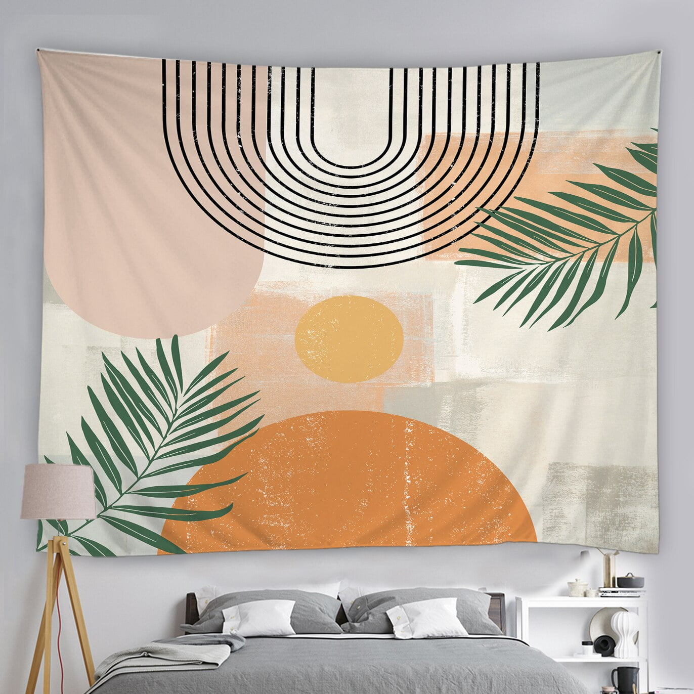 Bohemian Wall Hanging Tapestry Boho Wall Tapestry Aesthetic Abstract ...