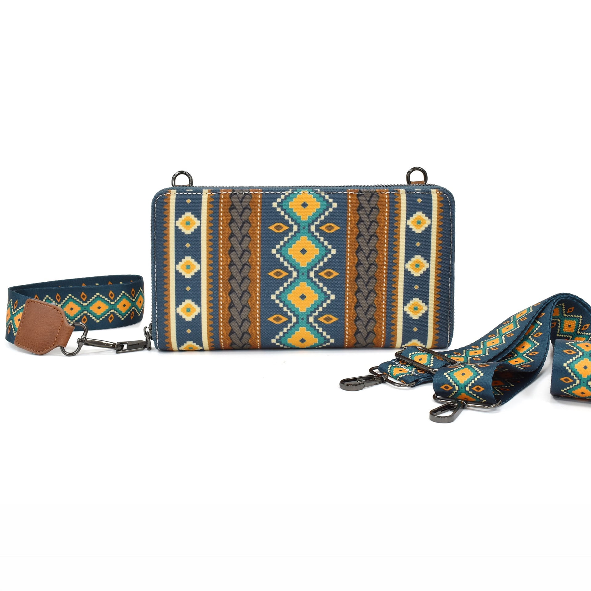 Bohemian Wallet Purse for Women Western Wallet Boho Clutch Wristlet ...