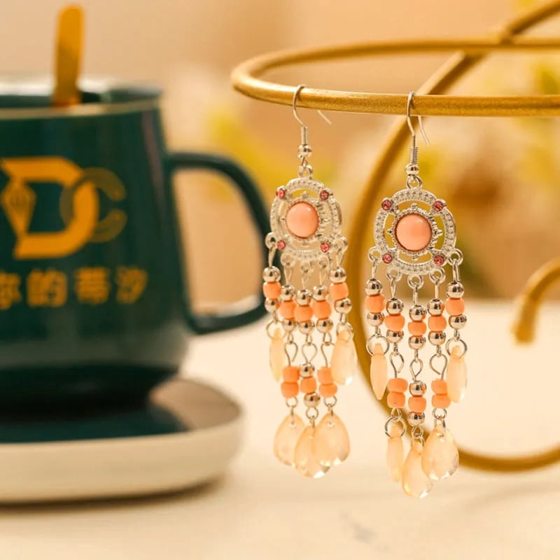 Bohemian Water Drop Earrings Ethnic Dangle Earring Jewelry - Walmart.com