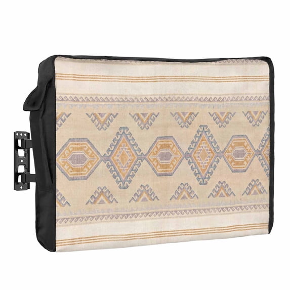 Bohemian Waterproof Outdoor TV Cover, Traditional Ethic Pattern ...