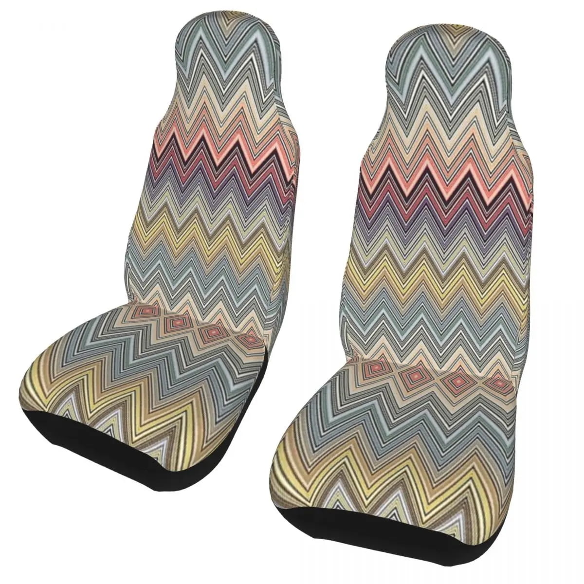 Bohemian Zig Zag Chevron Universal Auto Car Seat Covers Universal Fit ...