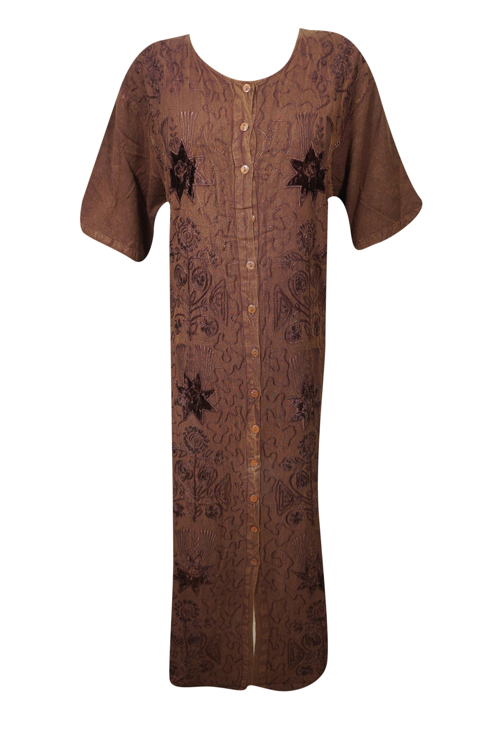 Bohemian maxi dresses Boho Chic Gothic Medieval Floral 2X - Walmart.com