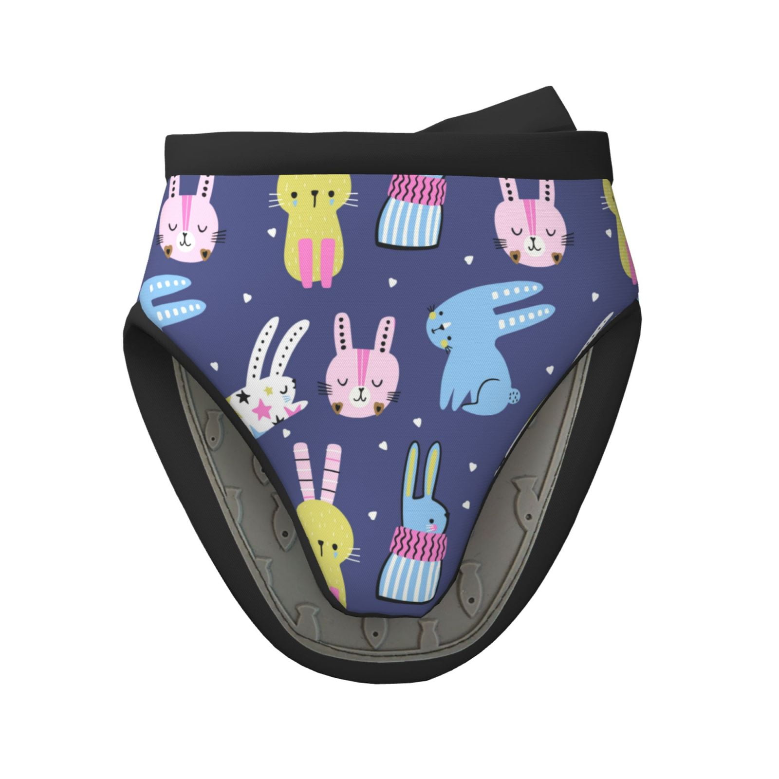 BohemianCute Patterned Rabbit Oven Mitts Heat Resistant, Soft Lining ...