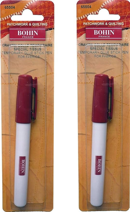 Bohin 65504 Temporary Glue Stick For Fabrics (2 Pack) - Walmart.com