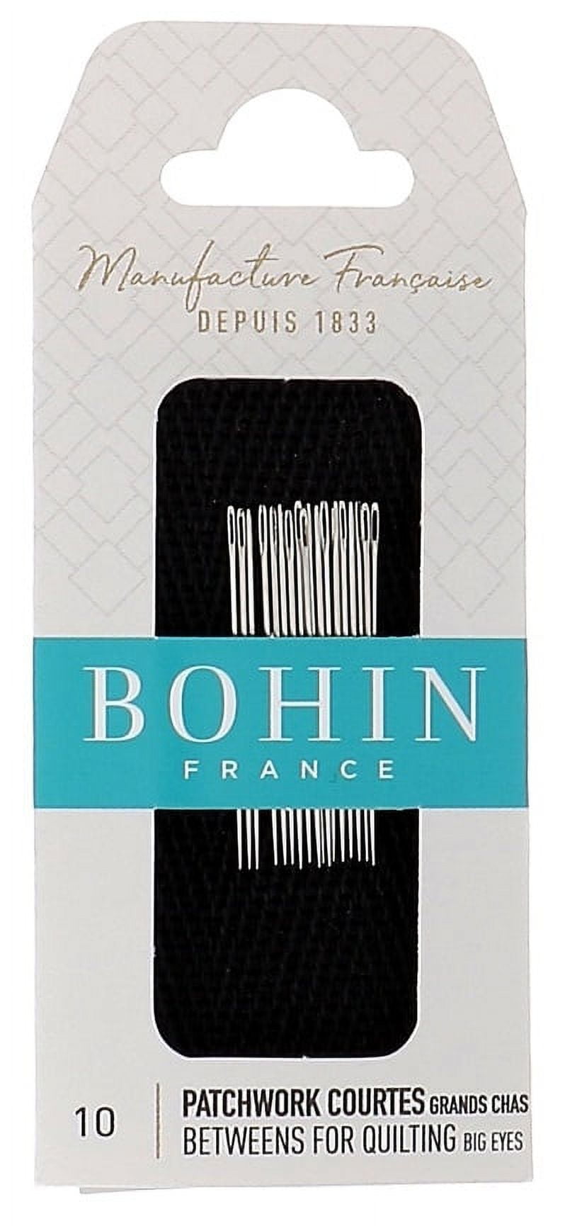Bohin Size 10 Big Eye Hand Quilting Needles for Sewing - 20/Pkg ...