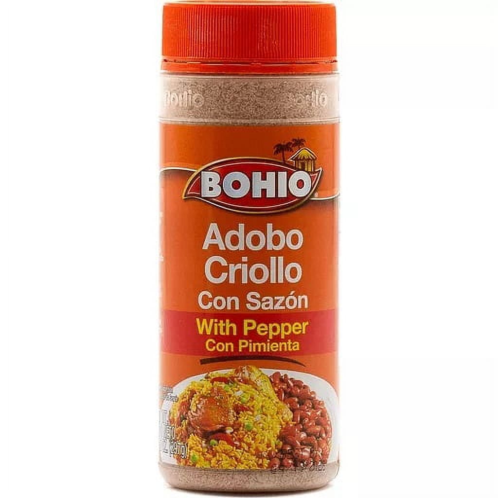 Bohio Adobo Criollo With Seasoning and Pepper, Calorie Free Fat Free ...
