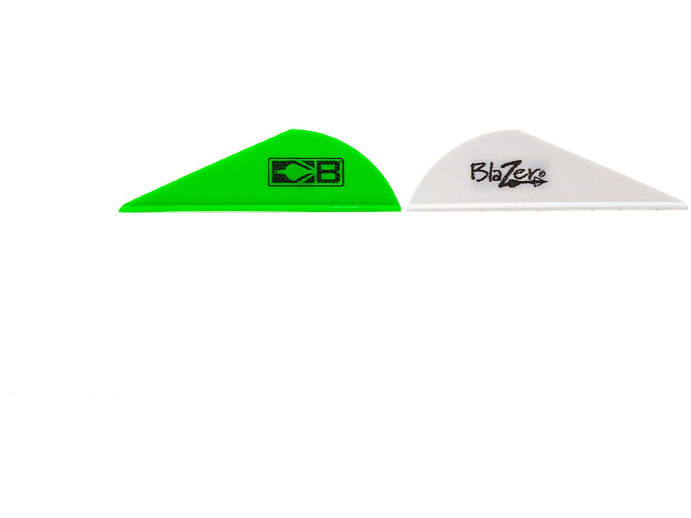 Bohning 101050WH/NG Blazer White/Neon Green Archery Arrow Vane Combo 36 ...