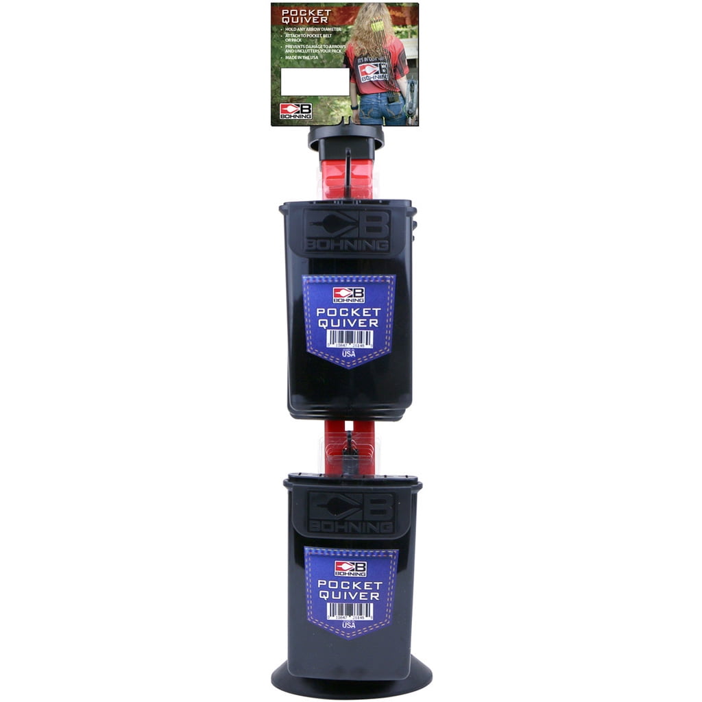 Bohning 201035BK-12SF Pocket Quiver 12-Pack Counter Display - Walmart.com