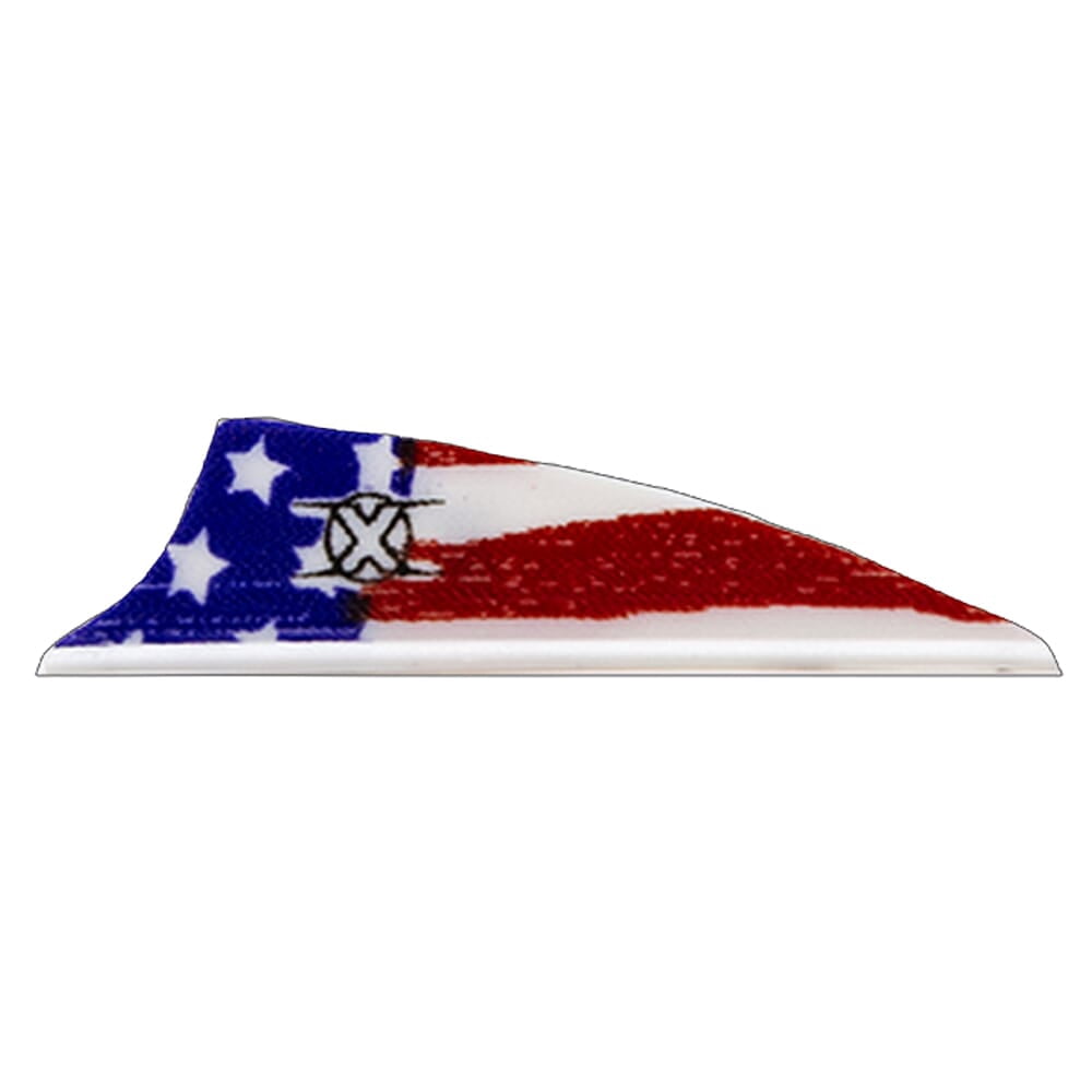 Bohning X Vane 1.75" Shield Cut Vanes, American Flag Design, 100 Pack ...